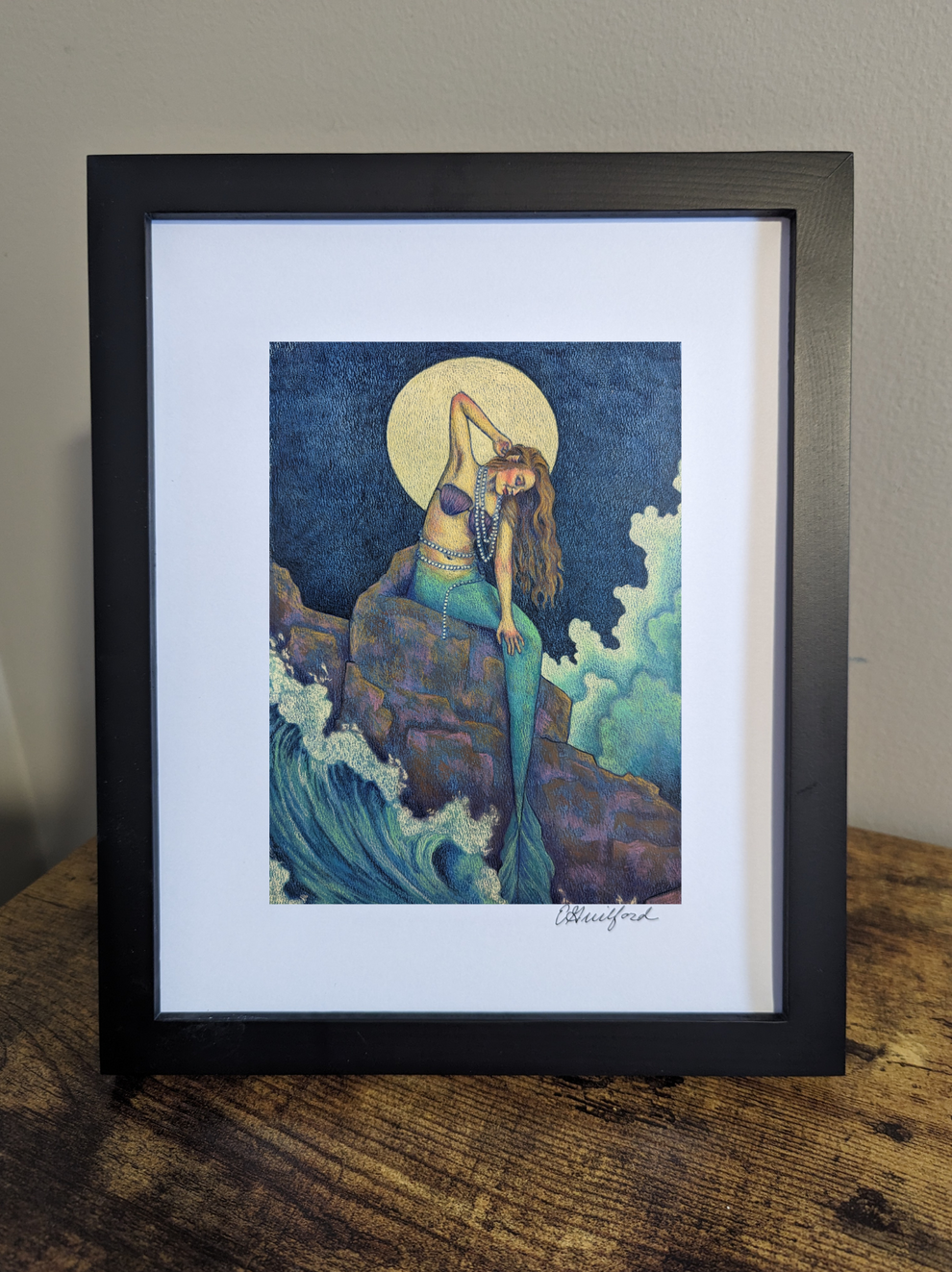 Magical Mermaid Print – Elizabeth Guilford Art